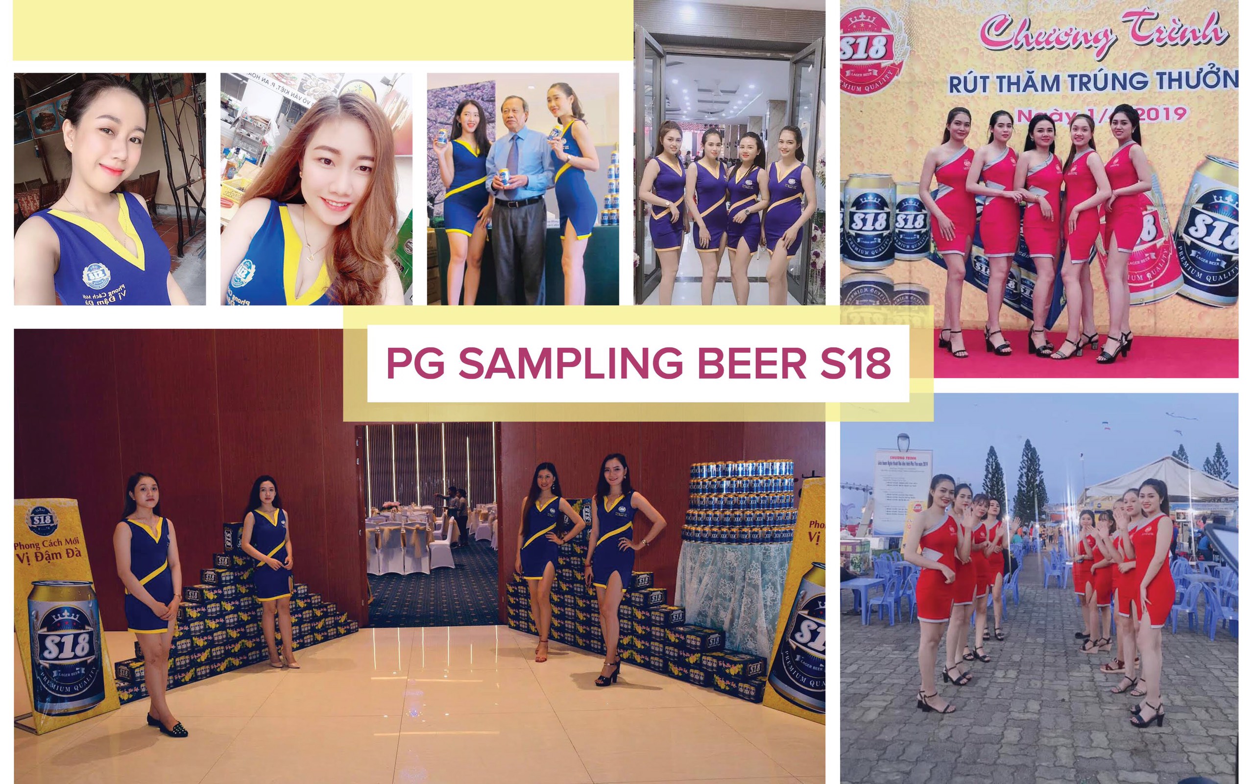 TUYỂN 50 PG SAMPLING BIA S18 - VIỆC LÀM THỜI VỤ