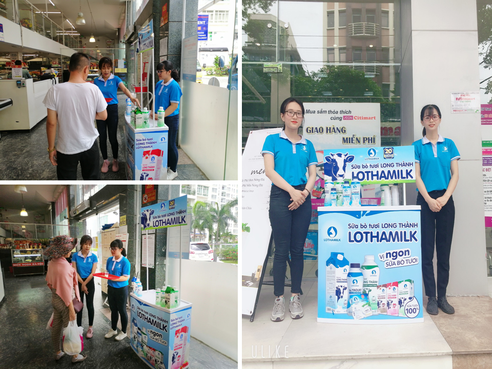 Phan Đăng tổ chức thực hiện sampling sữa Long Thành Milk (LOTHAMILK ...